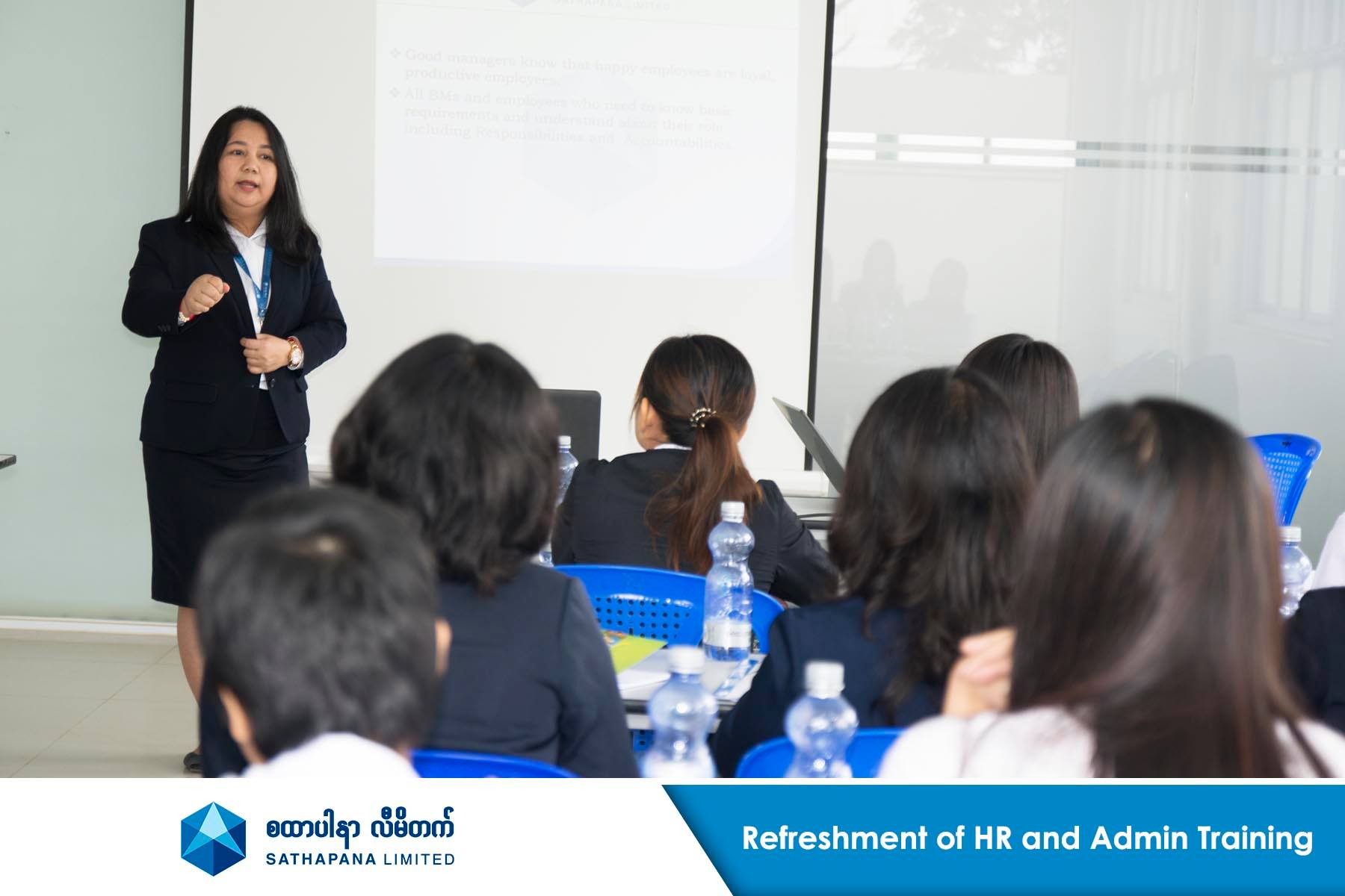 Refreshment of HR and Admin Training - SATHAPANA Limited | Microfinance ...